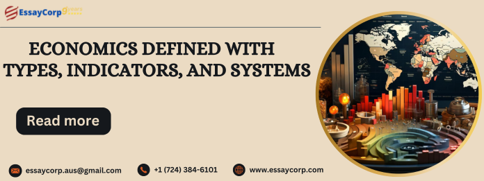 Economics Defined with Types, Indicators, and Systems